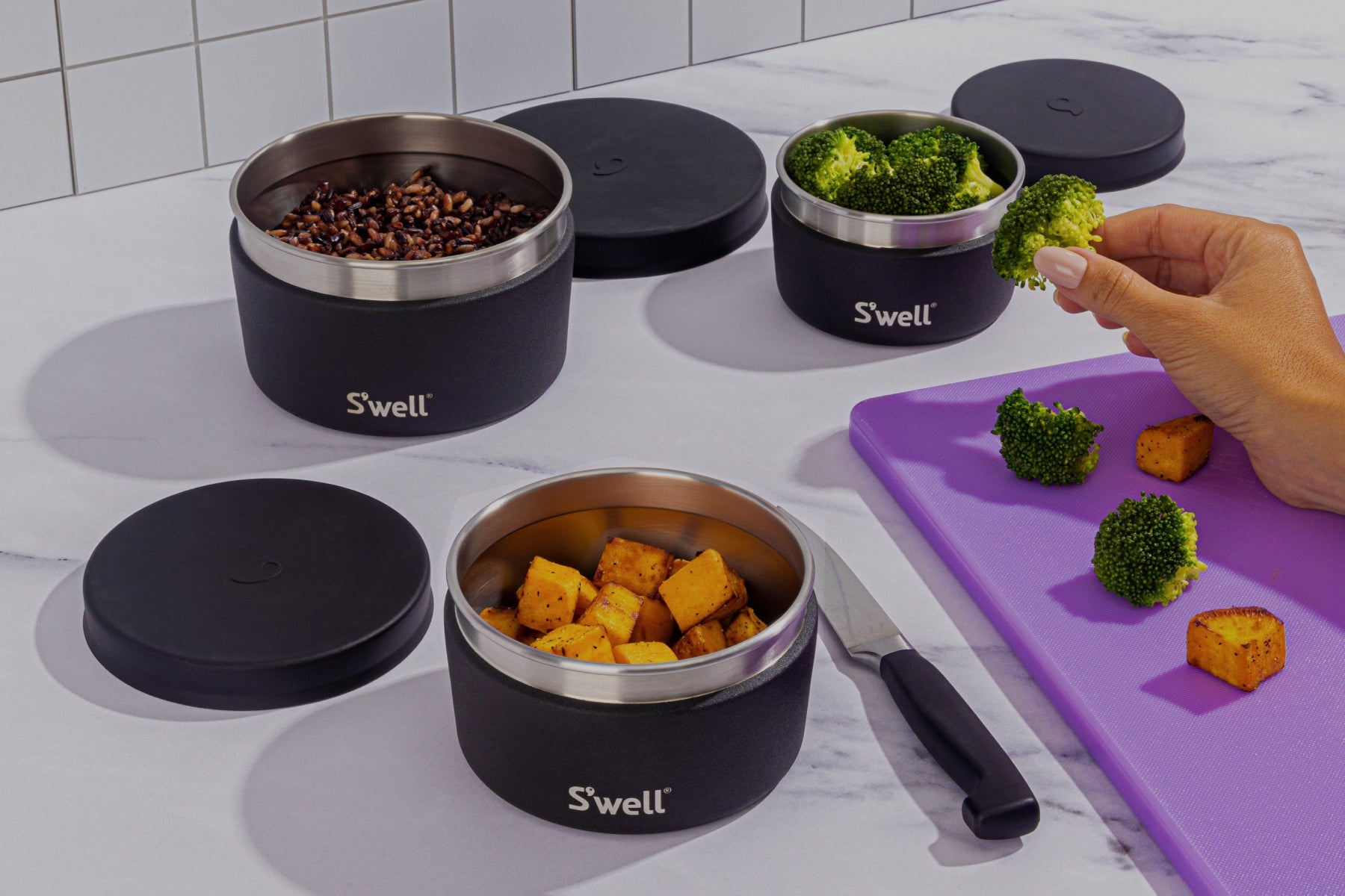 Reusable Insulated Stainless Steel Food Containers