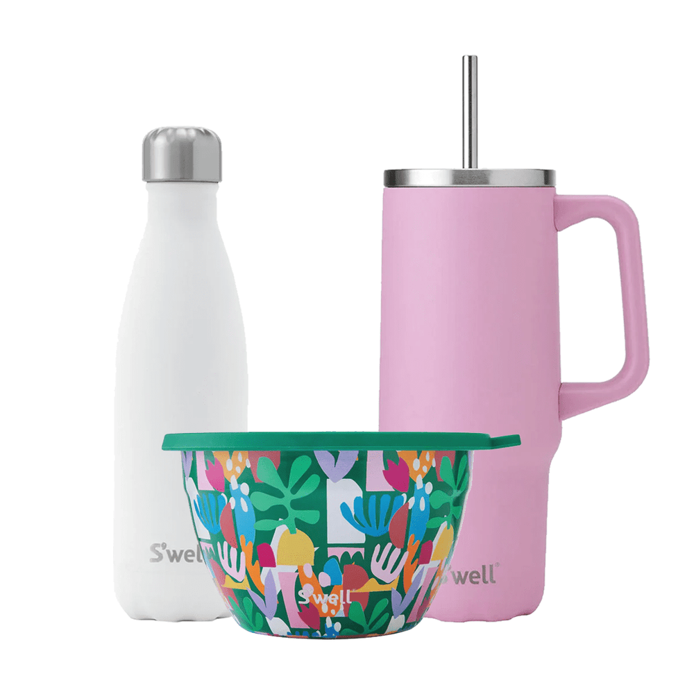 Everyday Bundle | Salad Bowl Kit, Water Bottle, and Tumbler XL
