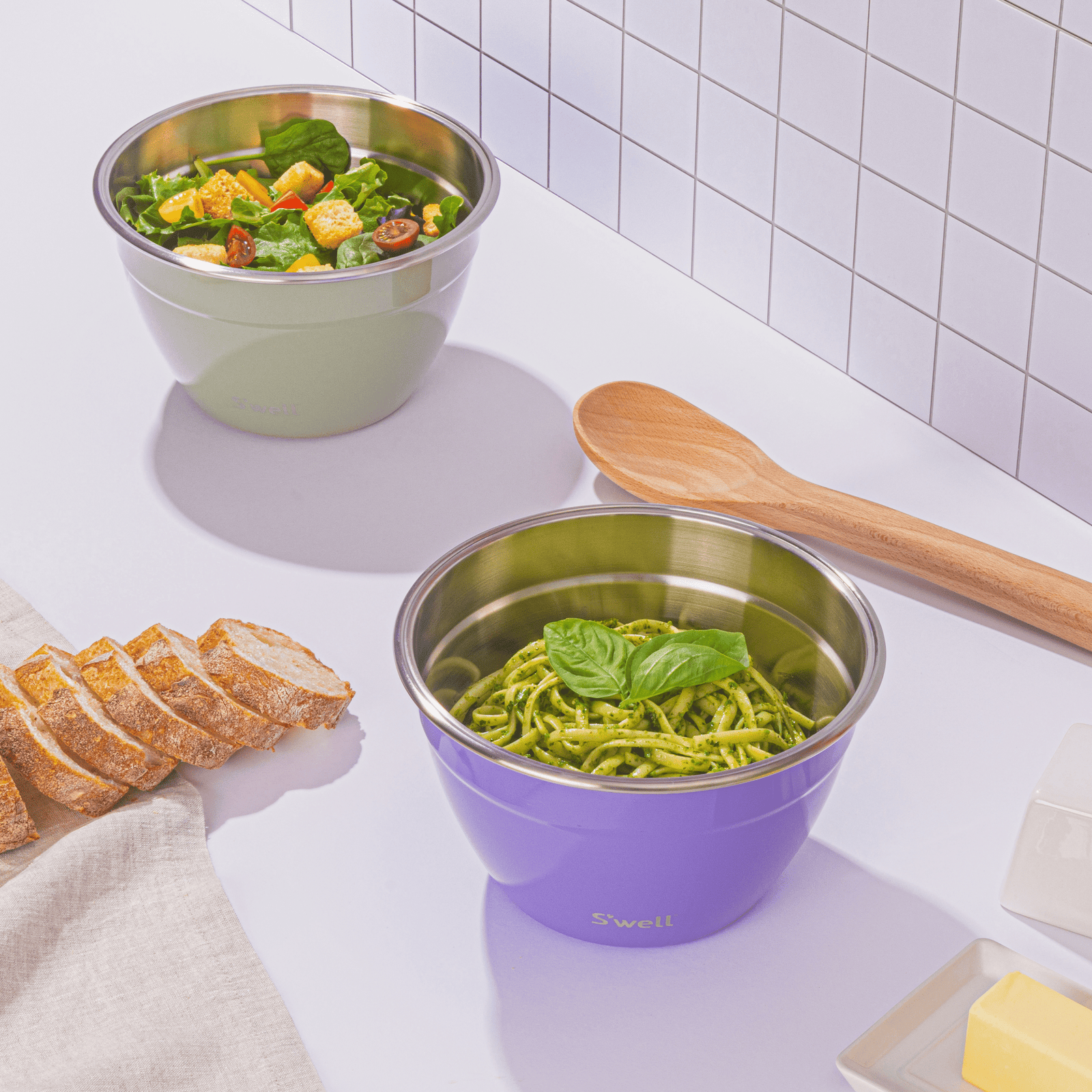 Reusable Salad Bowl Kits & Containers