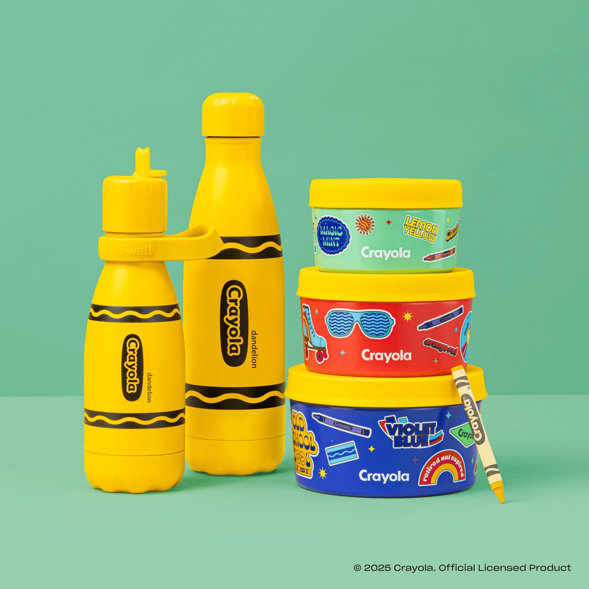 Crayola x S'well Food Canister Set | Limited Edition Retired Colors